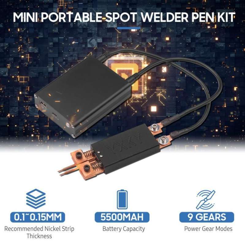 Jual Spot Weld Kit Portable Pulse Spot Welding Pena Mini Spot Welding ...