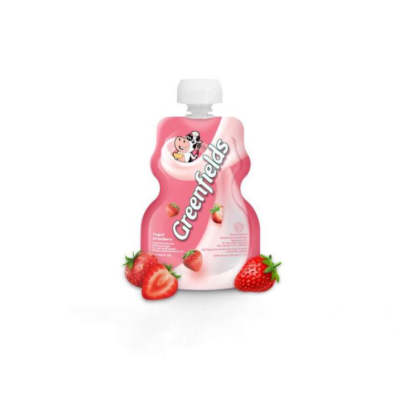 Jual Greenfields Yogurt Pouch Strawberry 80gr di Seller Alora Essential ...