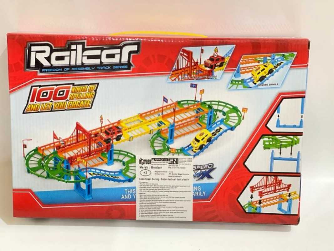 Jual Railcar Mainan Kreatif Mobil Trek Set ber-SNI di Seller Eloise ...