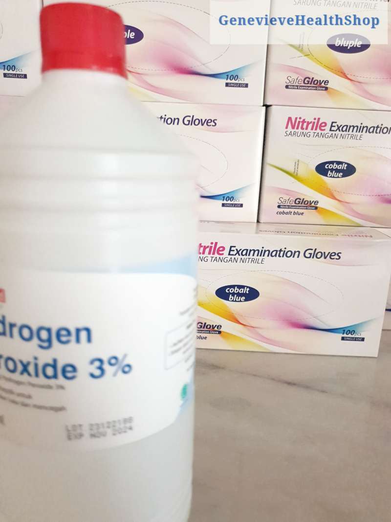 Promo Onemed H2o2 800 Ml Hydrogen Peroxide Antiseptik Dental Diskon 5% ...