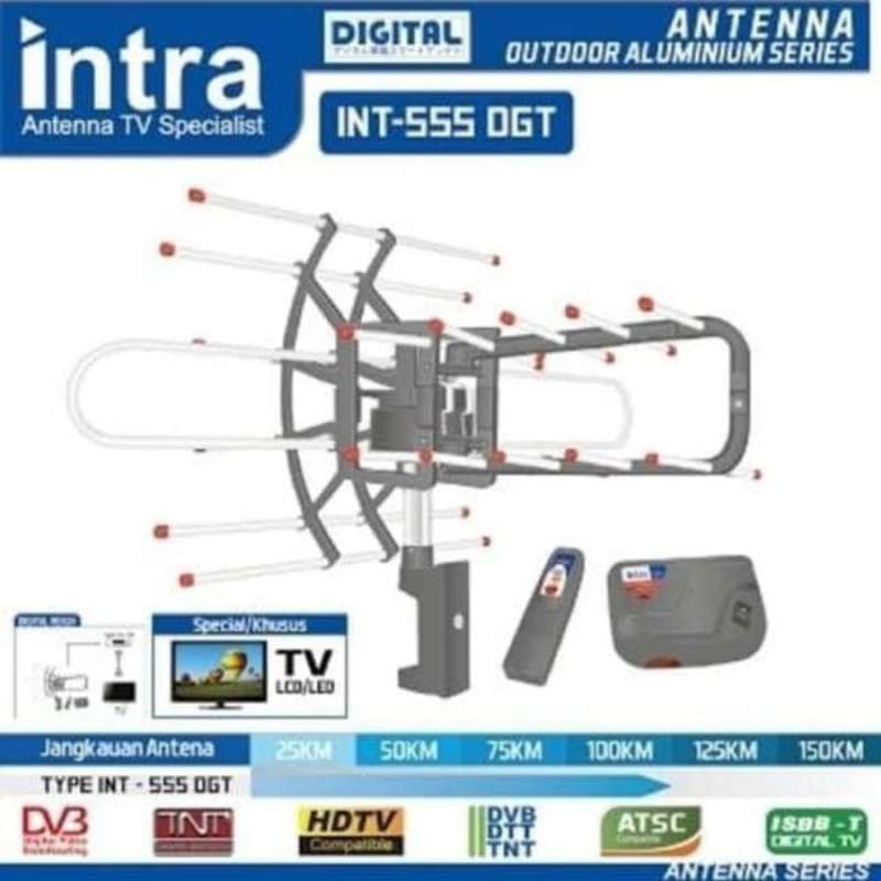 Jual Antena Luar Indoor Led Lcd Tv Remote Intra Int-555 Di Seller Sinar ...