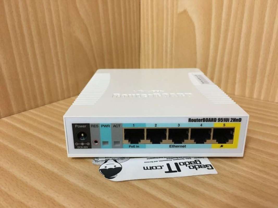 Jual Wireless Routerboard Mikrotik Rb951ui-2hnd 2.4ghz Onboard Wireless ...