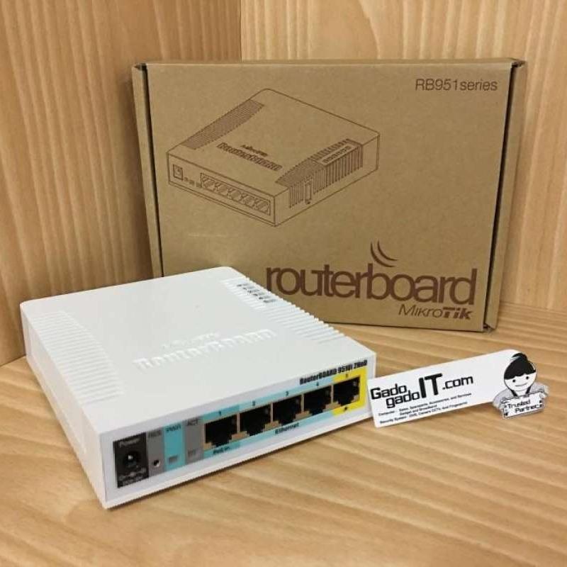 Jual Wireless Routerboard Mikrotik Rb951ui-2hnd 2.4ghz Onboard Wireless ...