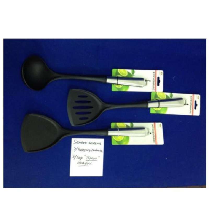 Jual Spatula Sendok goreng teflon / sodet sayur nylon di Seller Ruby ...