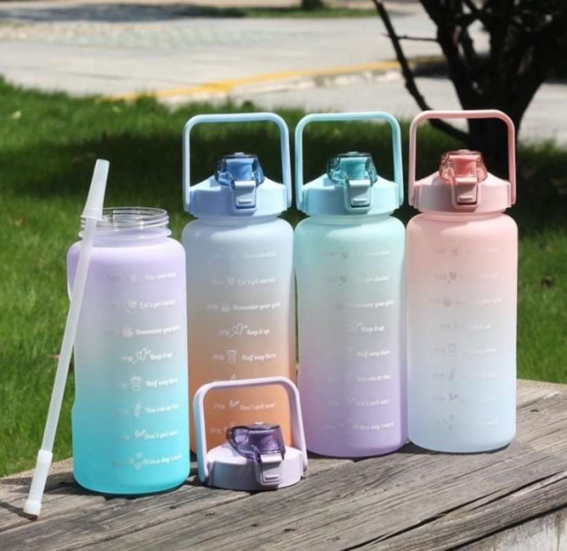 Jual Botol Air Minum 2 Liter / Botol Minum Korea/ Termos Air Cantik Di ...