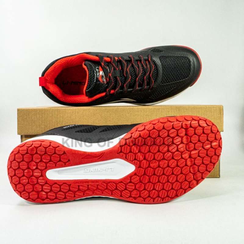 Jual Sepatu Badminton/bulu Tangkis Li-ning Ultra Pro Aytr056-2 Original ...