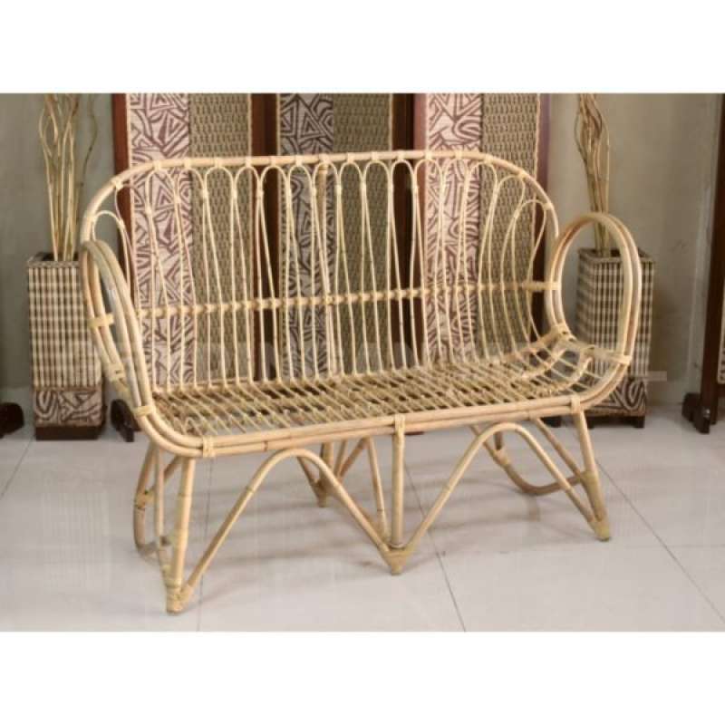 Jual Kursi Bangku Rotan Alami / Asli 2 Dudukan Di Seller Mebelrotanid ...