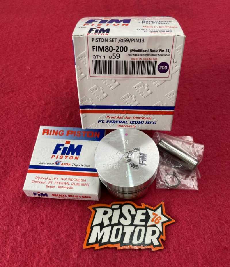 Promo PISTON FIM 59 PEN 13 MENTAH Diskon 6% di Seller Store Hanzo ...