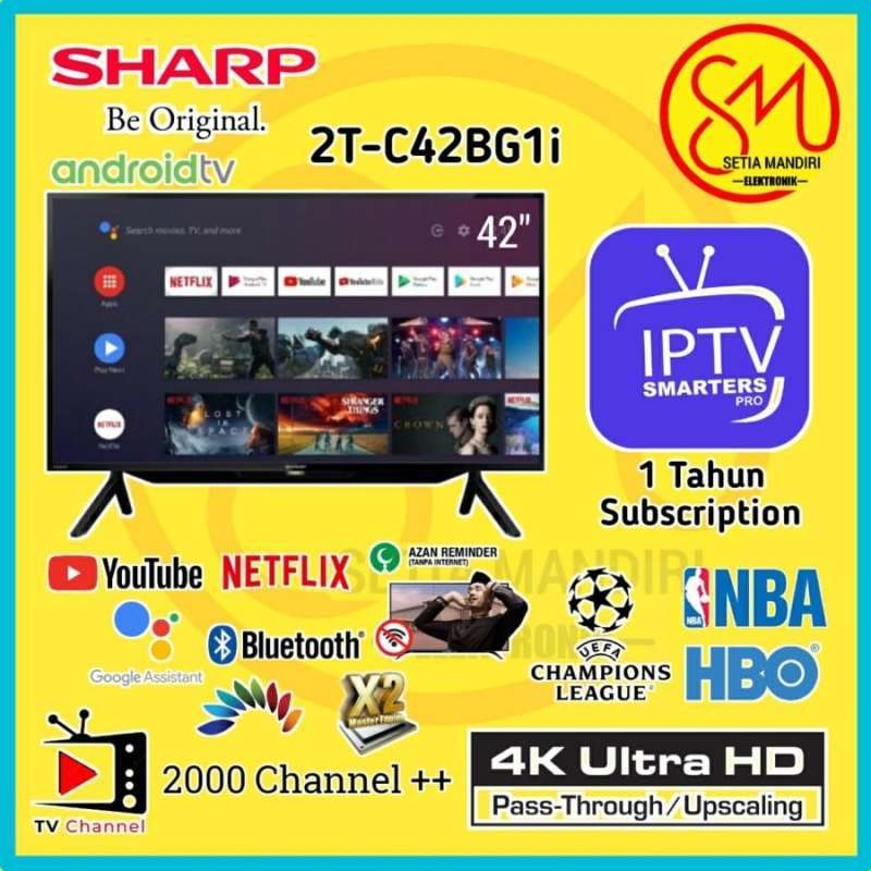 Jual Kargo | Sharp 2t-c42bg1i Smart Android Led Tv 42 Inch Full Hd Digital Di Seller Setia ...