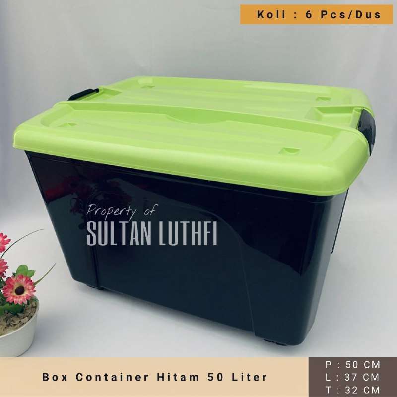 Jual Box Container Hitam 50 Liter di Seller JikeStore - Magersari, Kab ...