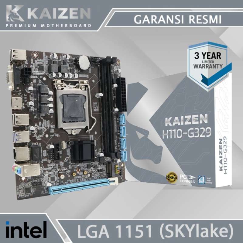 Jual Motherboard Kaizen H110 Socket Lga 1151 Ddr4 Mobo H110 Intel Di ...
