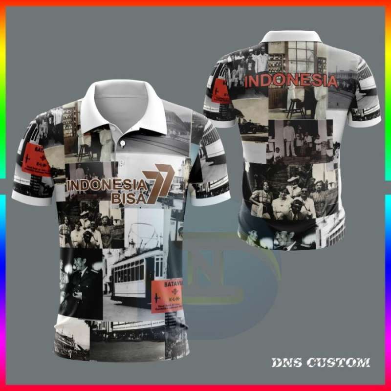 Jual Kaos Jersey 17 Agustus 2022 HUT RI Ke-77 Desain Tempo Dulu Custom ...