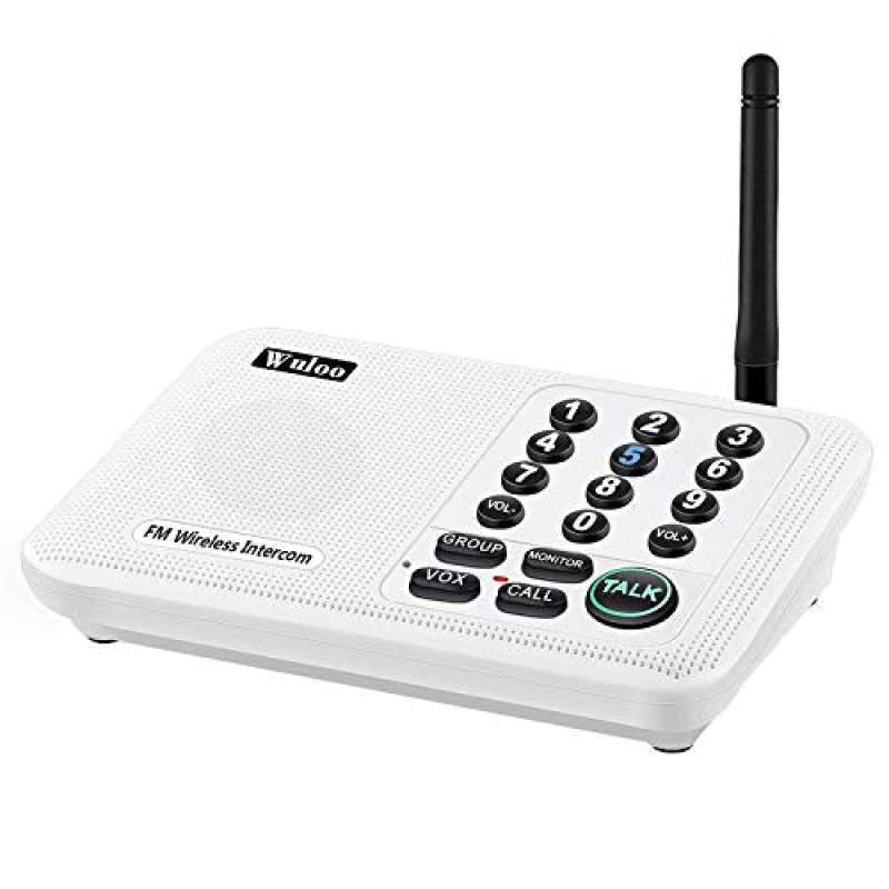 Promo Wuloo Intercoms Wireless for Home 5280ft Range 10 Channel 3 Code ...