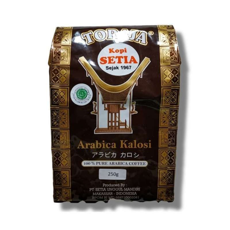 Jual Kopi Bubuk Toraja Arabica Kalosi Kopi Setia Khas Sulawesi 250 Gr ...