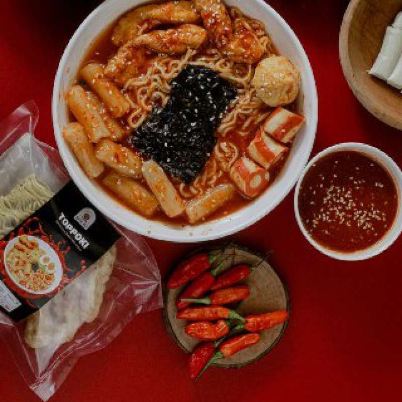 Jual Toppoki Tteokbokki Halal Mie Saus Gochujang Tanpa Msg Sintetis ...
