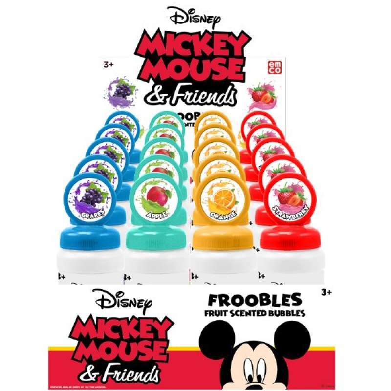 Jual Mainan Emco Disney Mickey Mouse Froobles Scented Bubbles ...