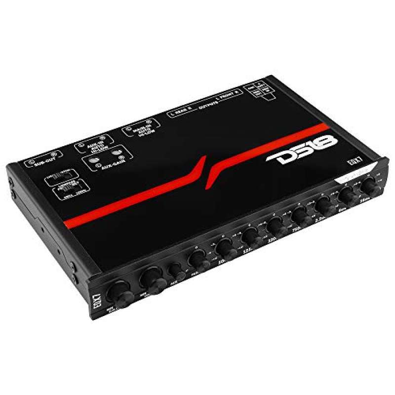 Promo DS18 EQX7 Equalizer 7 Bands with auto Hi/Lo line Selector, Two ...