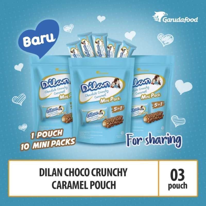 Jual WHS - Dilan Choco Crunchy Caramel Pouch [95 g x 3 Pcs] di Seller ...
