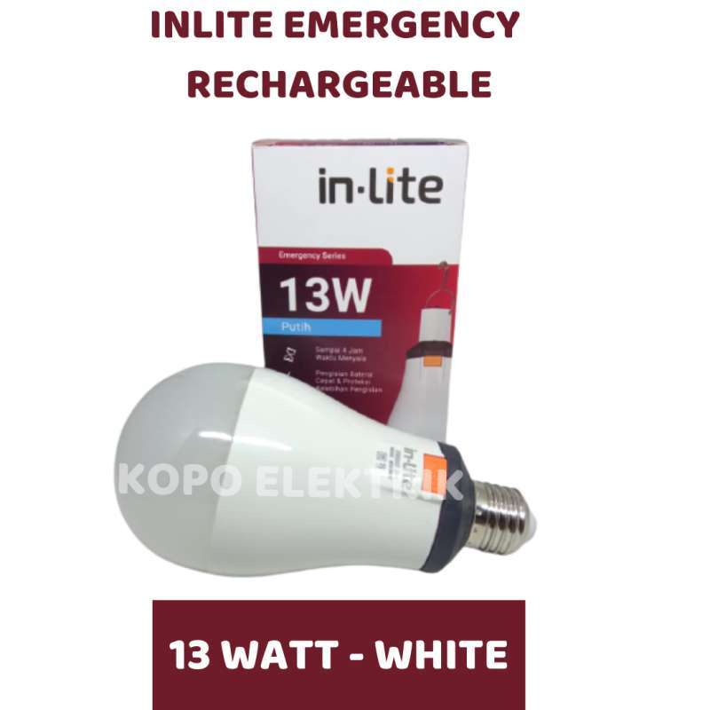 Jual Inlite Emergency Series Rechargeable - 13 Watt - White Di Seller ...