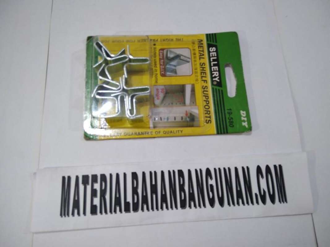 Jual Metal Shelf Penguat Siku Rangka Kayu Meja Makan Kursih 90 Derajat ...