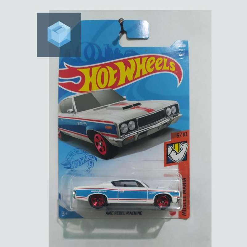 Jual Hot Wheels - AMC REBEL MACHINE - PUTIH di Seller Blue Box Toys ...