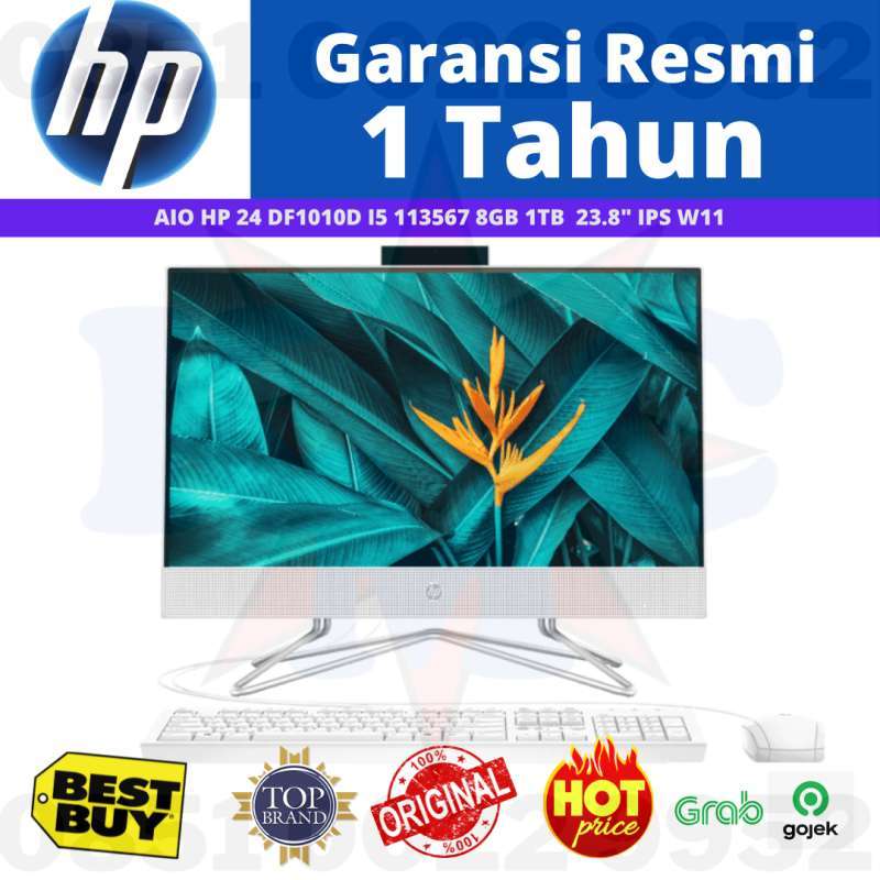 Jual Pc Hp Aio 24 Df1010d I5 1135g7 8gb 1tb 23,8 Ips Win11 Di Seller Karya Megah Computers ...