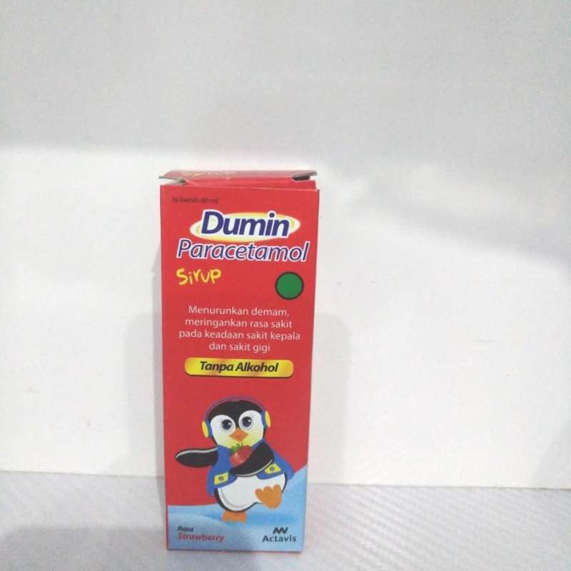 Jual Dumin sirup 60ml penurun panas demam pada bayi dan anak rasa ...