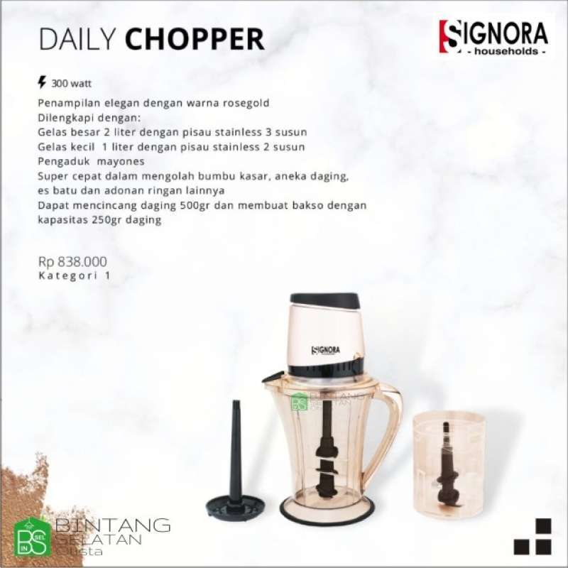 Daily Chopper Signora New Garansi Resmi Indonesia 🔥 Harga Mei 2026