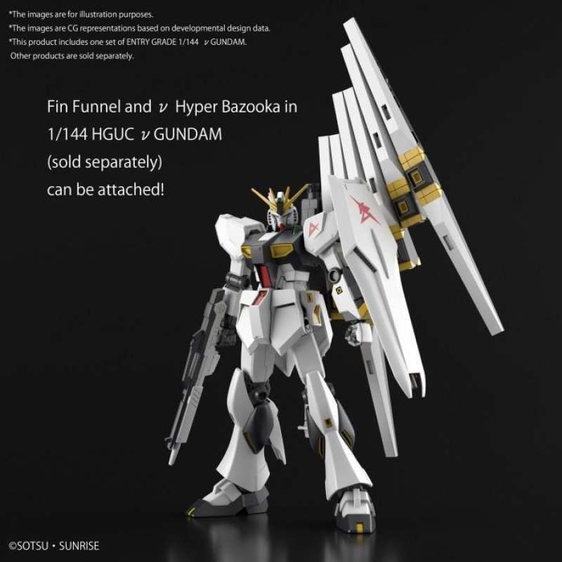 Jual Entry Grade Nu Gundam Bandai Original 1/144 Di Seller Unicorn Toys ...