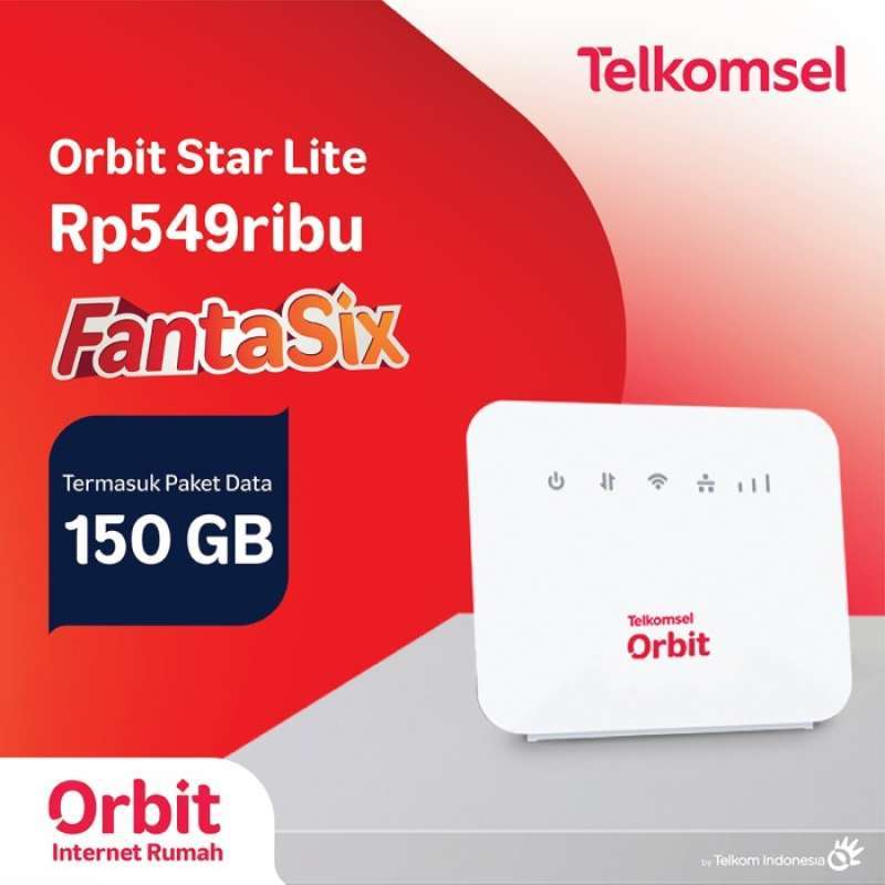 Promo Modem Wifi Home Router 4G Telkomsel Orbit Star Lite Unlock Free ...
