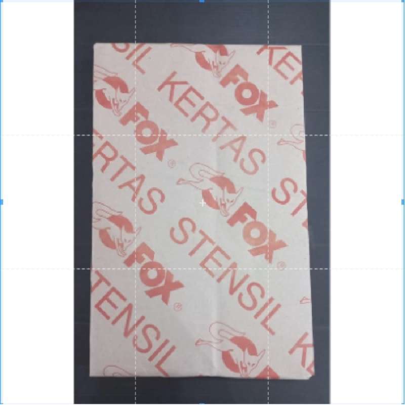 Jual Kertas Stensil Buram F4 per 1 Ream merek FOX , Kertas Print ...