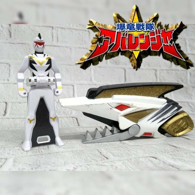 Jual Dino Thunder White Ranger Abarekiller Ranger key set di Seller ...
