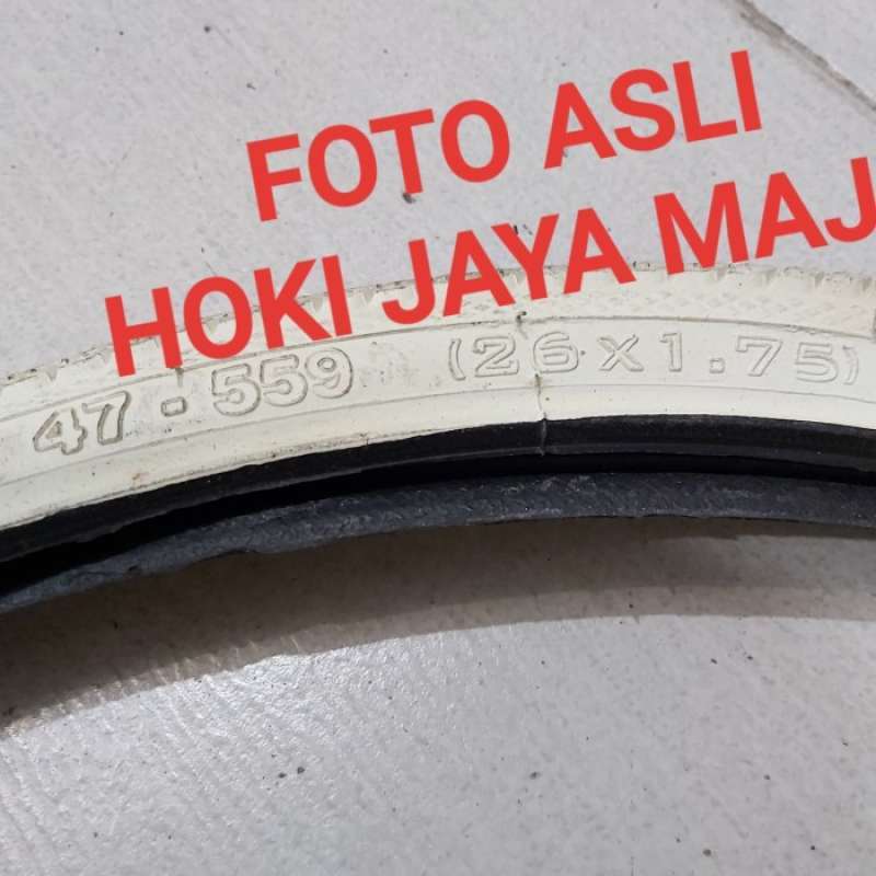 Promo Ban Luar 26 X 1.75 Plus Ban Dalam Sepeda United Oshaka Putih ...