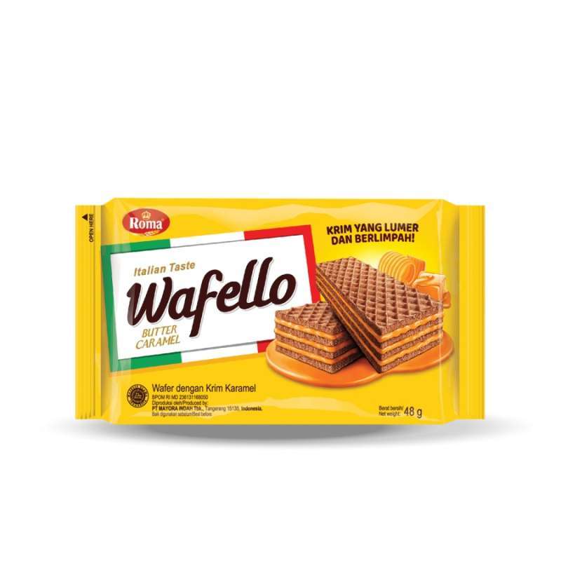 Jual Wafer Wafello Butter Caramel 48 Gr di Seller S-MART - Kab. Brebes ...