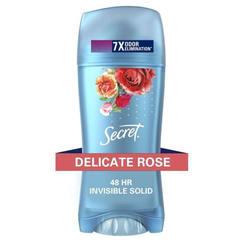 Jual Secret invisible solid Anti perspirant Deodorant Delicate Rose 2.6 ...