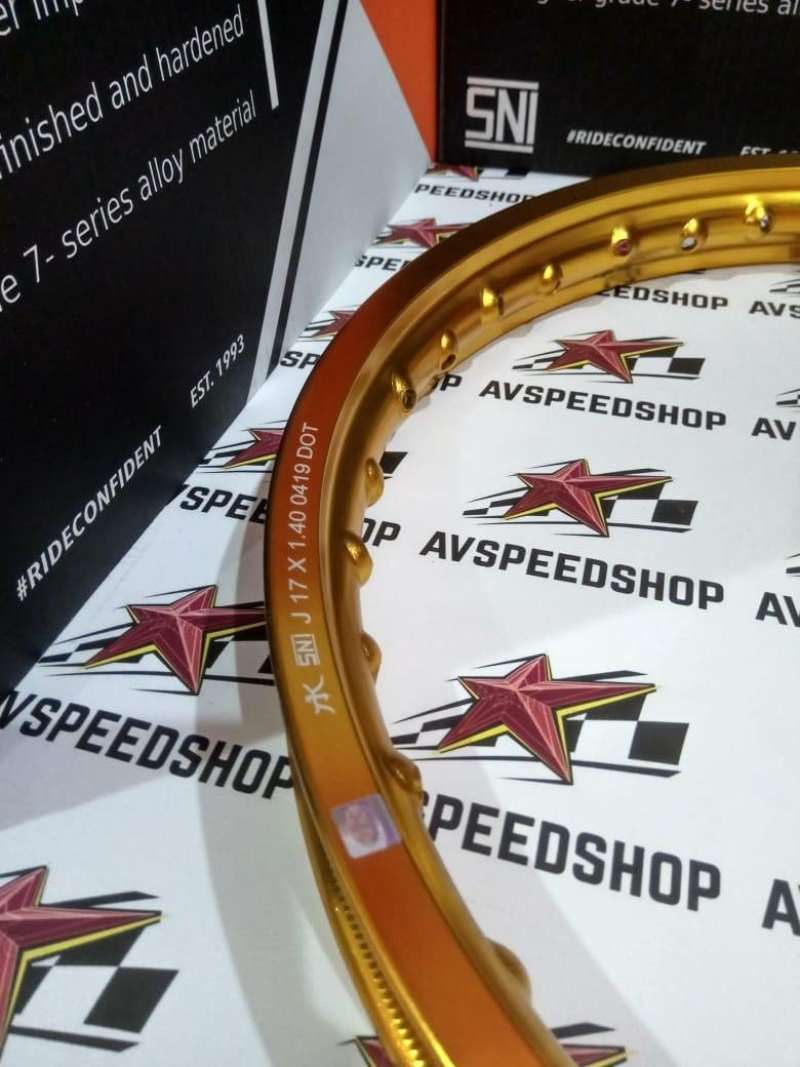Jual VELG TK BRIGHT 140 X 17 HOLE 36 WARNA GOLD di Seller AVspeedshop ...