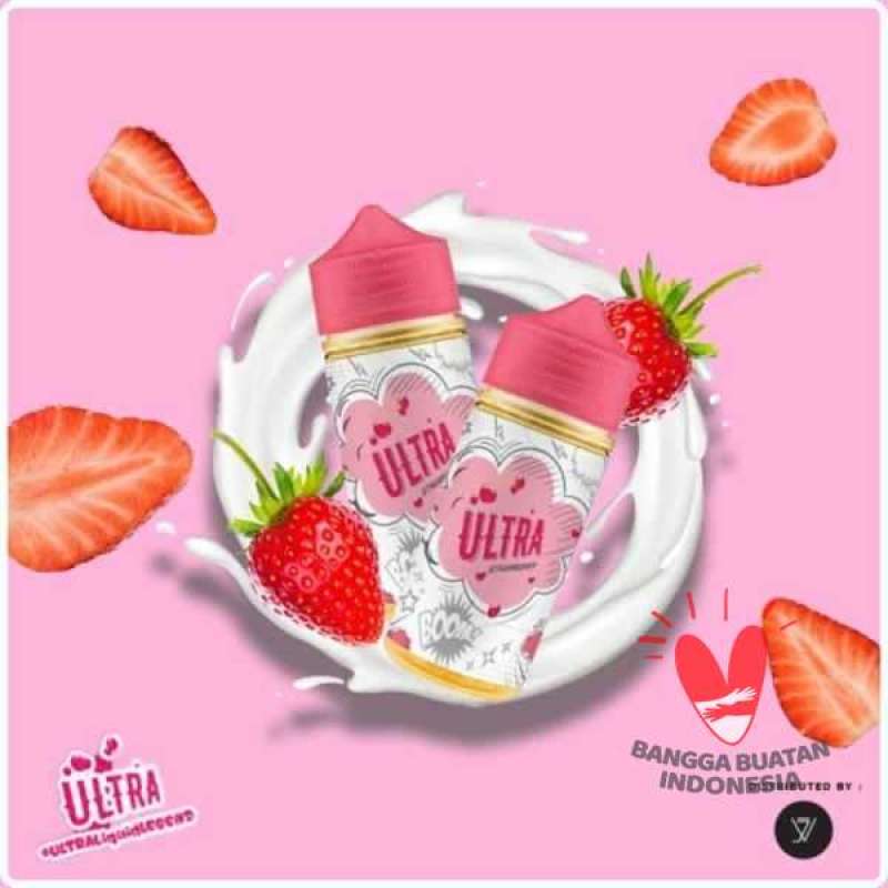 Jual Ultra Strawberry Milk 100Ml By Indonesia Juice Cartel - Liquid ...