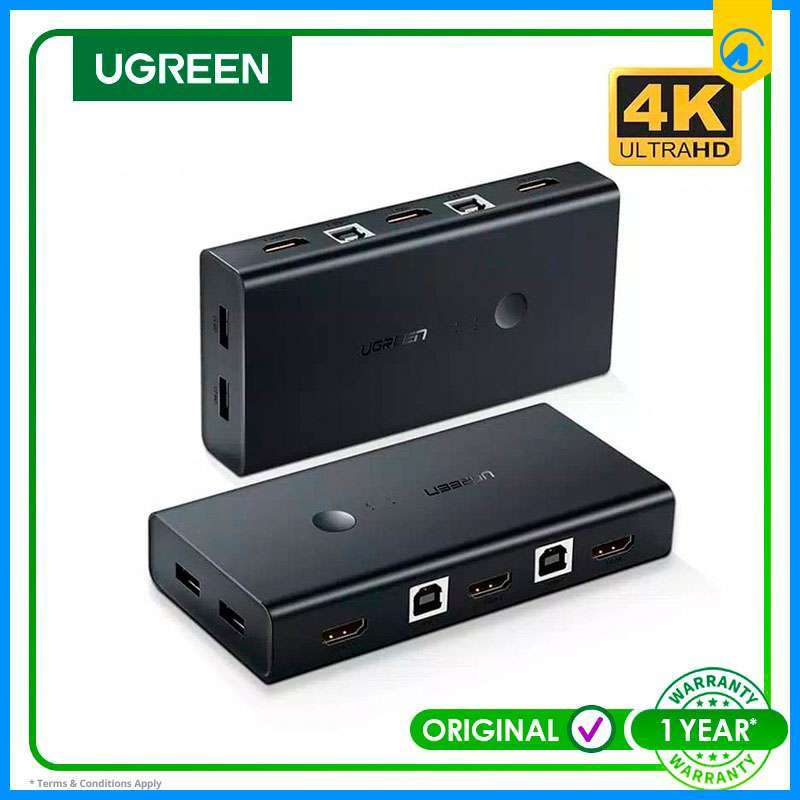 Jual Ugreen 50744 2 Port HDMI KVM switch Box UHD 340MHZ Black di Seller ... Jual Ugreen 50744 2 Port HDMI KVM switch Box UHD 340MHZ Black di Seller ...