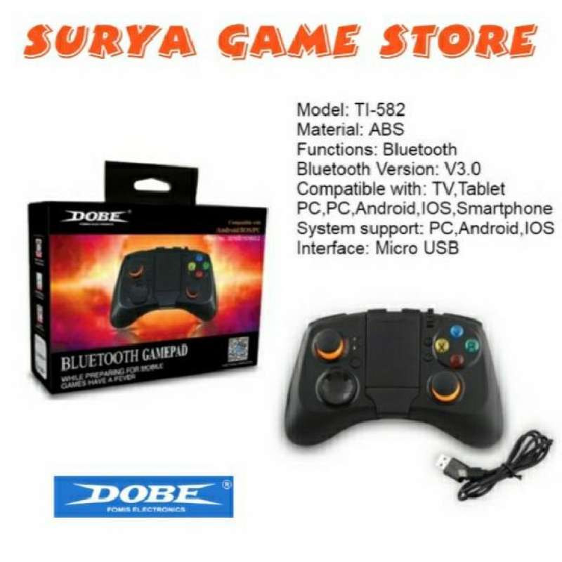Jual DOBE STICK BLUETOOTH GAMEPAD WIRELESS CONTROLLER ANDROID/PC ...