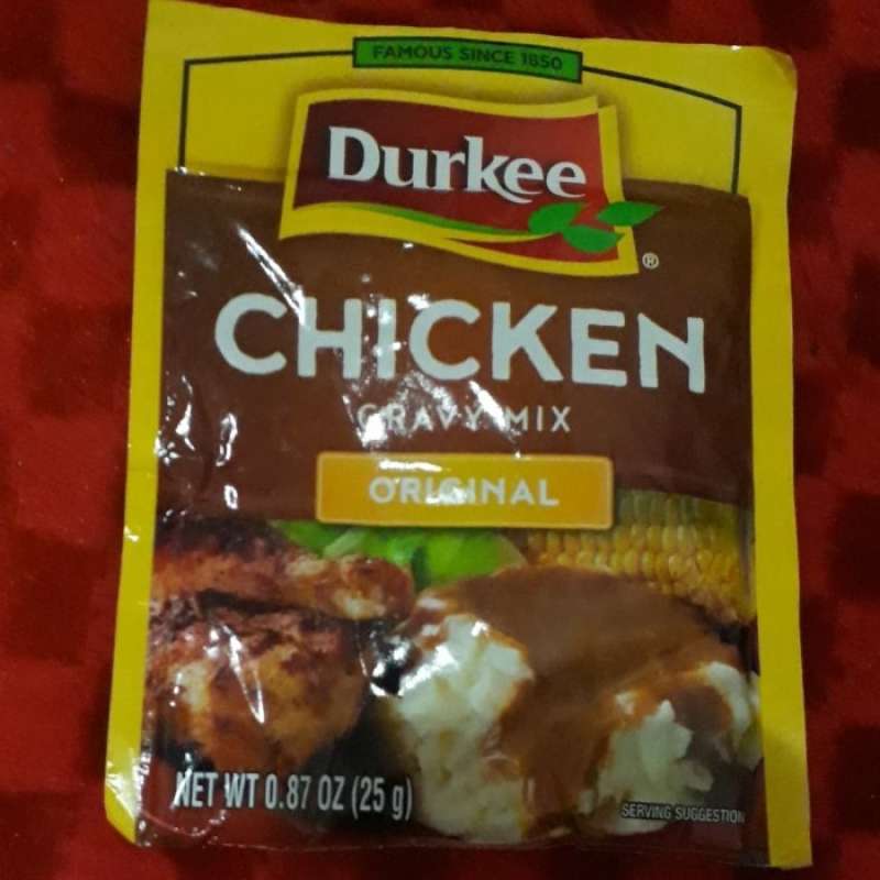Jual Bumbu siap pakai rasa ayam Durkee chicken gravy mix original 25g ...
