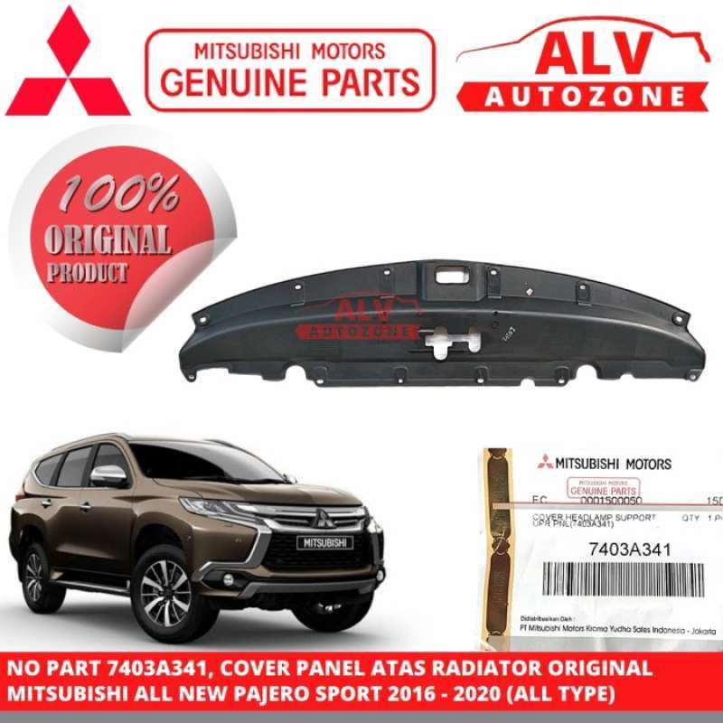 Jual Cover Bullhead Panel Atas Radiator Original All New Pajero ...