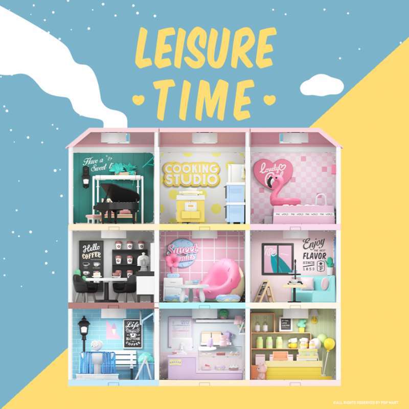 Jual Pop Mart Pop House Leisure Time Set Di Seller Pop Mart Indonesia ...