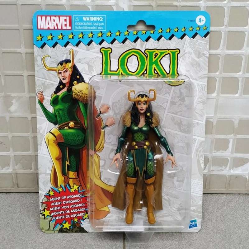 Jual HASBRO MARVEL LEGENDS RETRO LADY LOKI VINTAGE CARD SERIES di ...