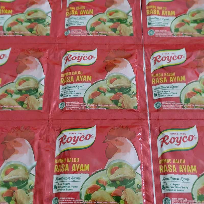 Jual Royco penyedap kaldu rasa ayam 8gr x renceng 12pcs di Seller ...