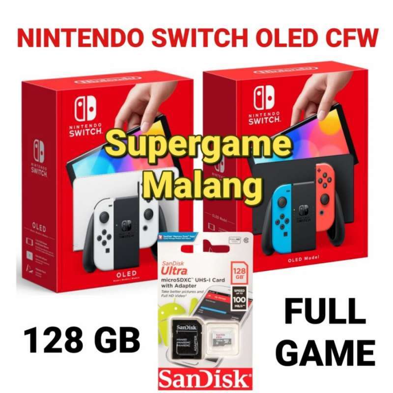 Jual Nintendo Switch Oled Putih White Neon Red Blue Console Game Gaming