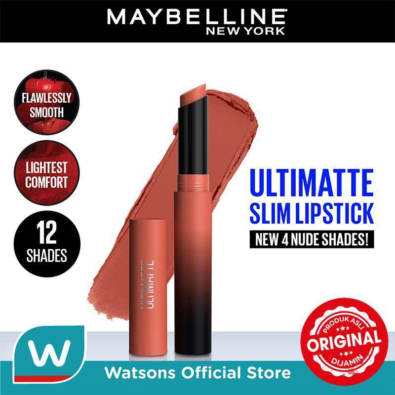 Jual MAYBELLINE Color Sensational Ultimatte Slim Lipstick 1188 More ...