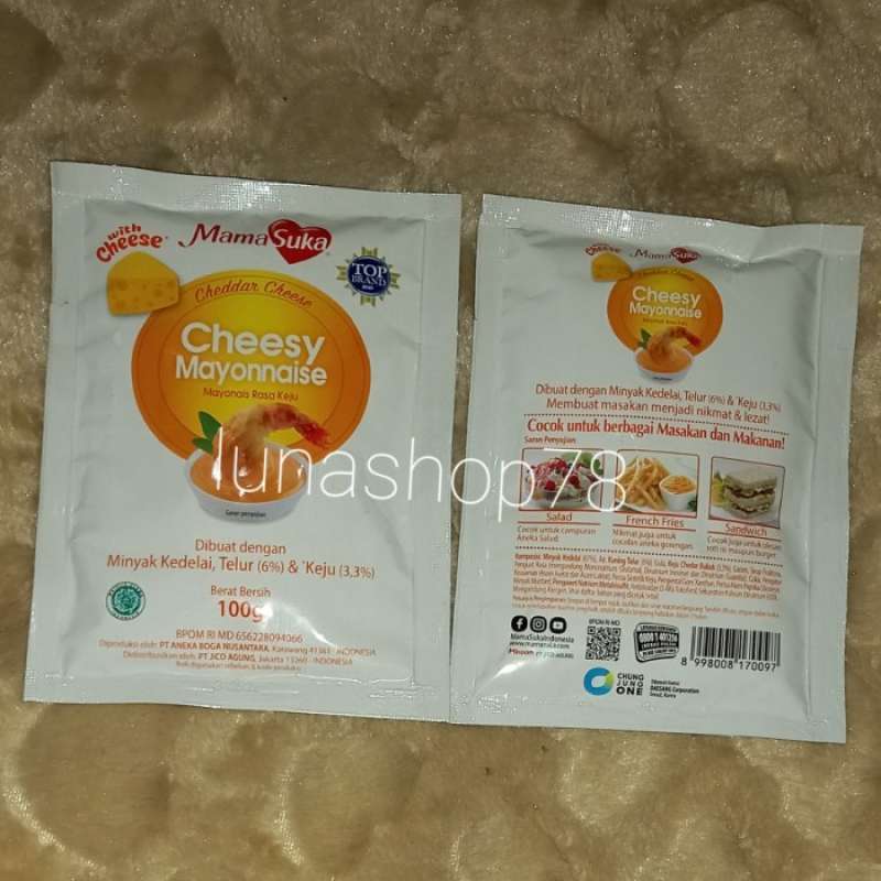 Jual Mayones keju Mama Suka cheddar cheese cheesy mayonnaise 100g di ...
