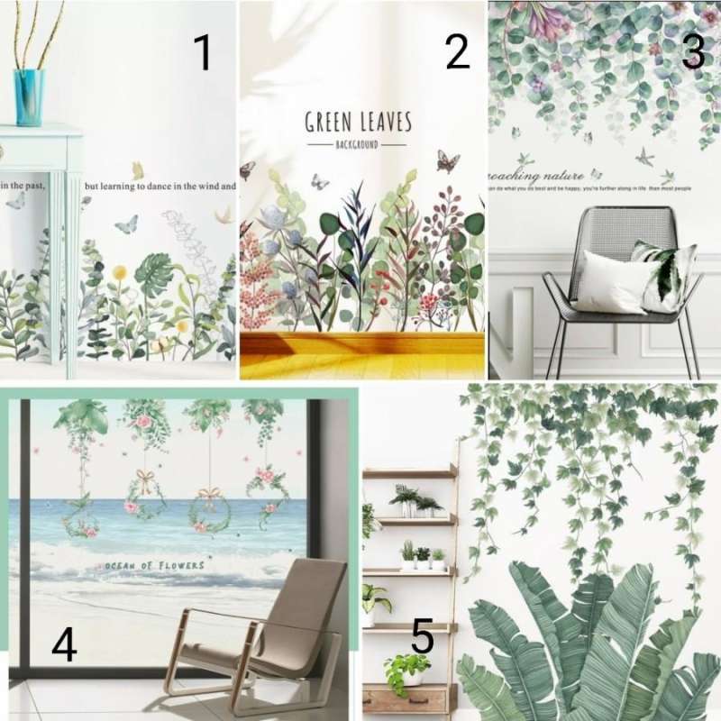 Jual Wall Decor Sticker Beautiful Garden Hiasan Dinding Wallsticker Di ...