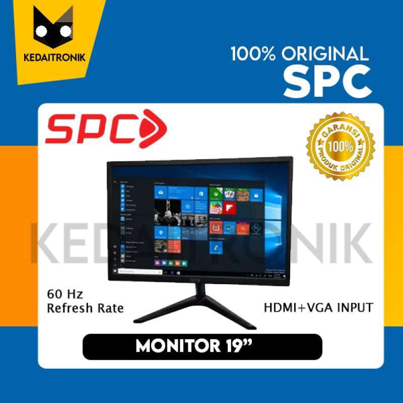 Jual Monitor Pc Komputer Spc 19 Inch Hd Garansi Resmi - Dus Merah Di ...