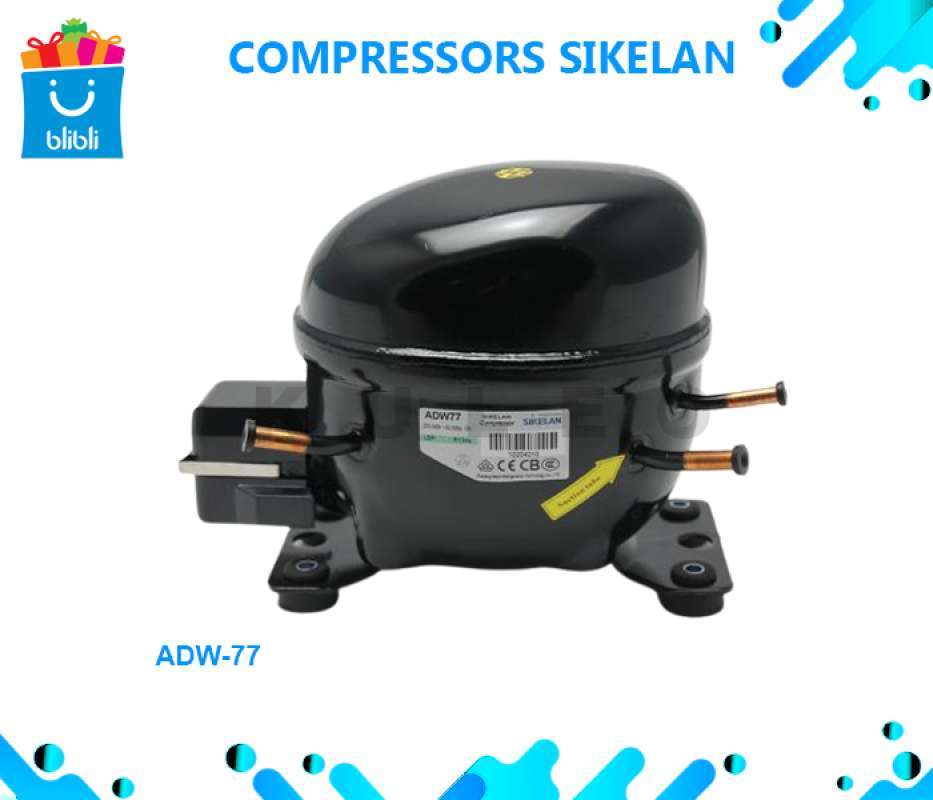 Jual Kompresor Sikelan ADW77 1/5PK - kompresor adw77 sikelan di Seller ...